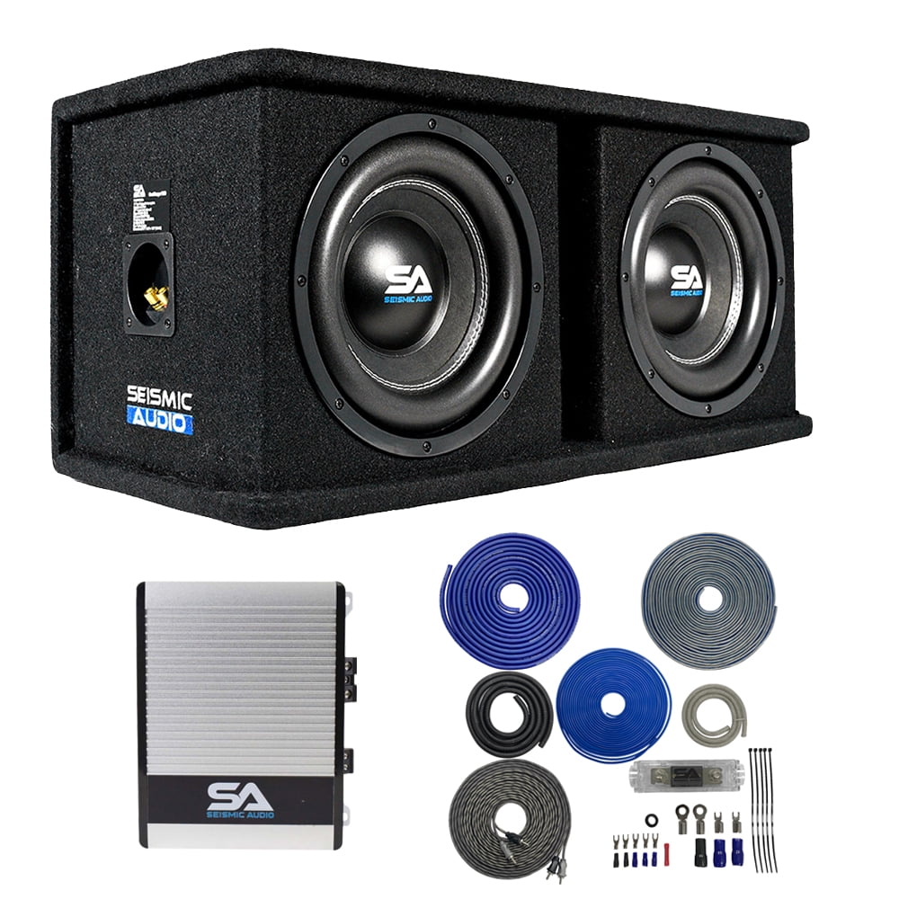 Buy Dual 10 Inch 1600 Watt Car Audio Subwoofer Enclosure Package with ...