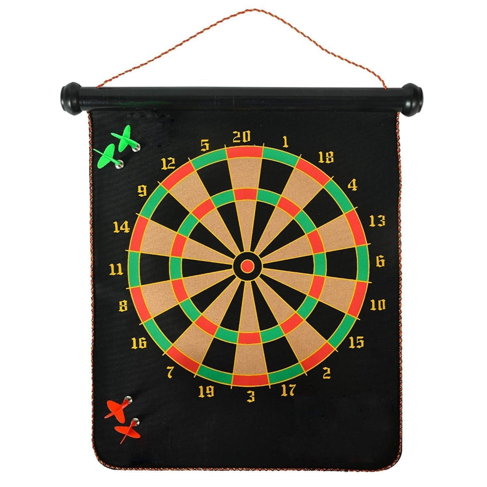 SUTNEG Magnetic Power with Double Faced Portable and Foldable Dart Game ...