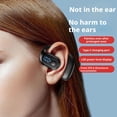 Ear Clip Wireless Earbuds, Non-in-Ear Bluetooth Headphones with Digital ...