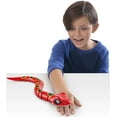 Robo Alive 2022 Robotic Pet Snake Figure, Slithering and Lifelike, Red ...