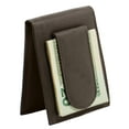 Bullz Mens Genuine Leather Bifold Minimalist Magnetic Money Clip Wallet ...