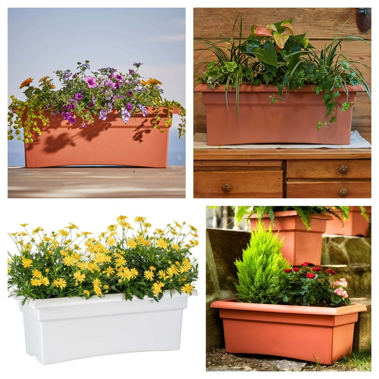 Resin Rectangular Planter Boxes