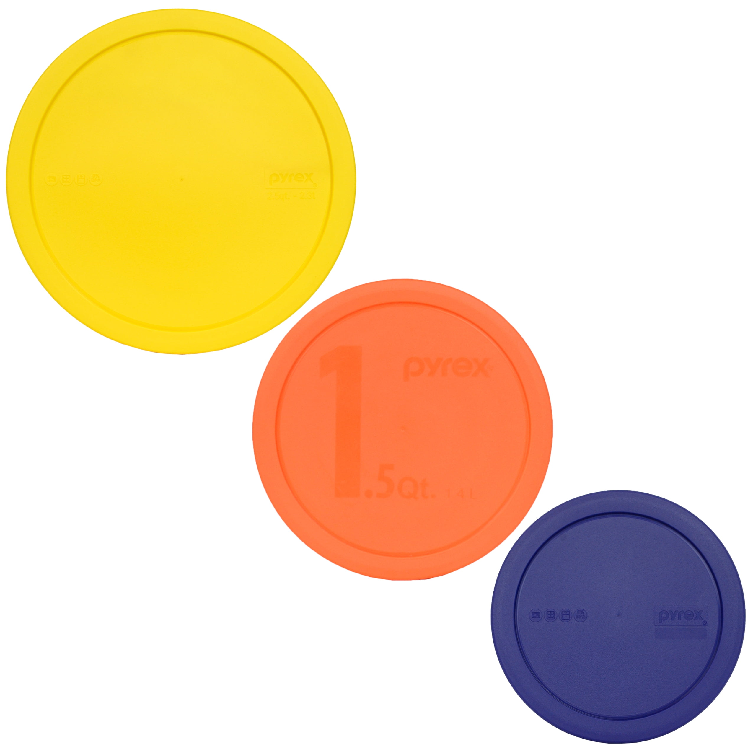 Pyrex Replacement Lids 1 325 PC 2 5 Qt Yellow 1 323 PC 1 5 Qt Pyrex Replacement Lids 1 325 PC 2 5 Qt Yellow 1 323 PC 1 5 Qt