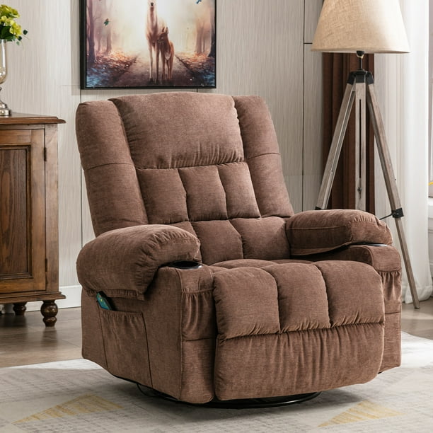 BOSMILLER Massage Rocker Recliner Chair with Vibration Massage and Heat ...