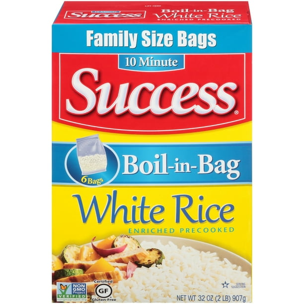 Success Rice Boil-in-Bag White Rice, 32 Oz - Walmart.com