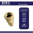 BISupply POL to QCC1 Propane Tank Adapters Connector POL Propane ...