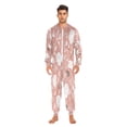 1-Pack Onesie Adult Hooded Pajamas, Soft Fleece Full Zip One Piece ...