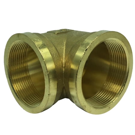 Elbow G2" Double Female Thread Brass Adapter Coupler Connector Pipe ...