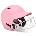 Champro Rise Pro Girls Softball Batting Helmet With Face Guard Pink