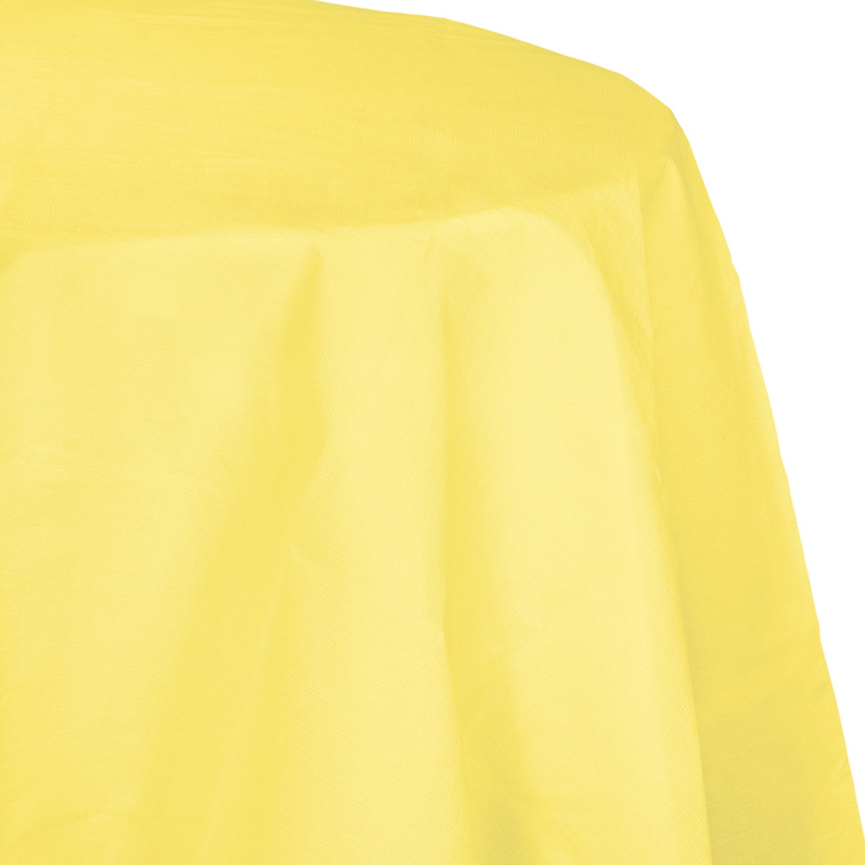 Mimosa Yellow Octy Round Tablecloths, 3 Count - Walmart.com