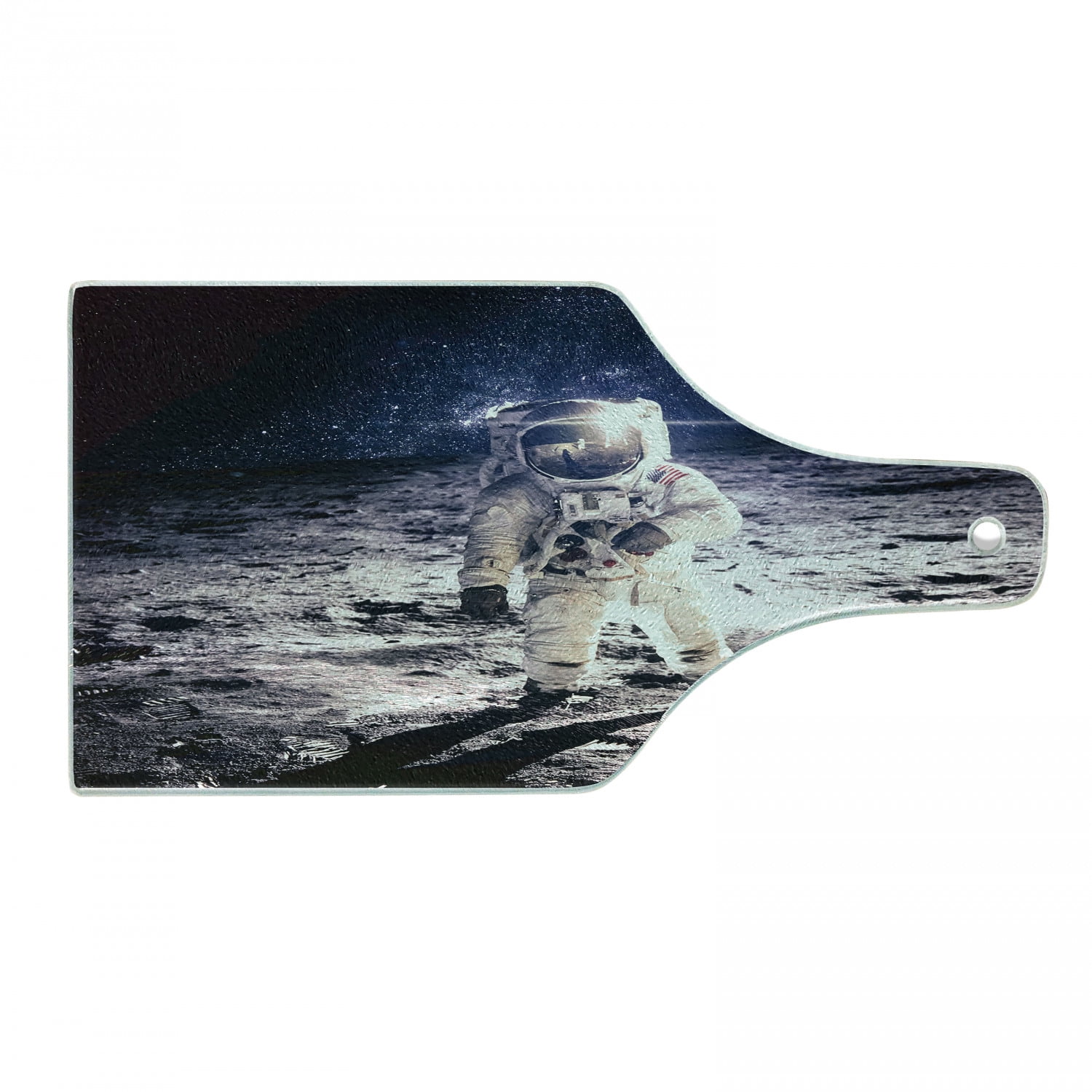 Outer Space Cutting Board, Moon Spaceman on the Surface of Orbit ...