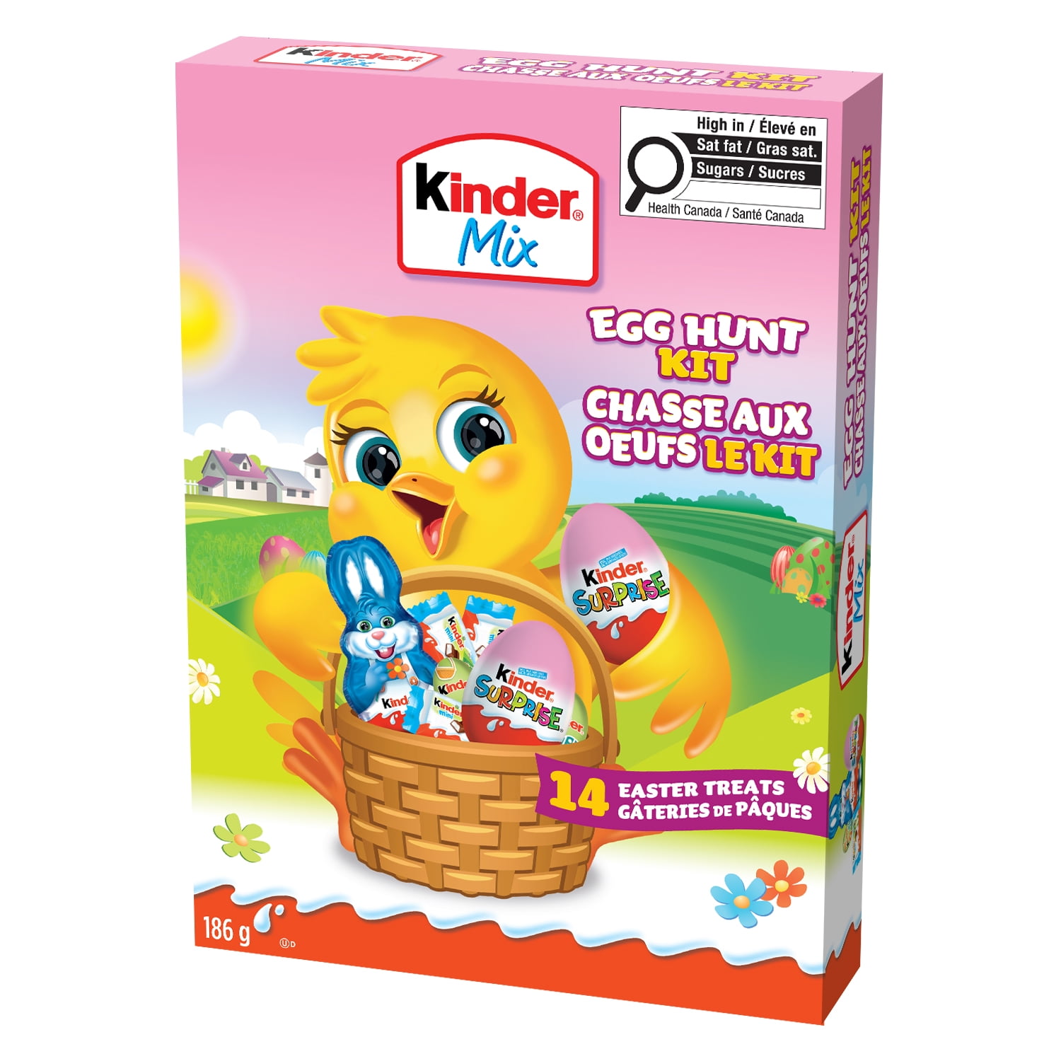 Kinder Easter Egg Hunt Kit (Pink), Easter Eggs with Surprise Kids Toys ...