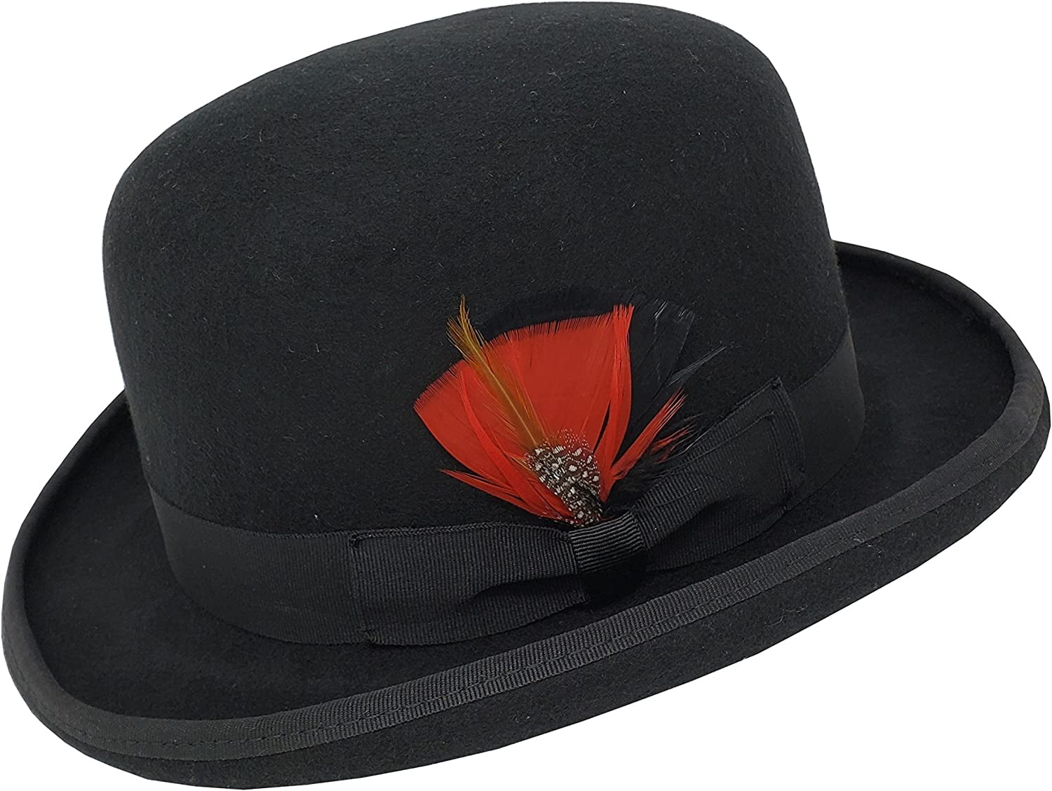 Different Touch Men 100% Wool Felt Top Hats Victorian Style Mad Hatter ...