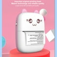 Mini Printer Portable Pocket Thermal Printer with 5 Rolls Paper for ...