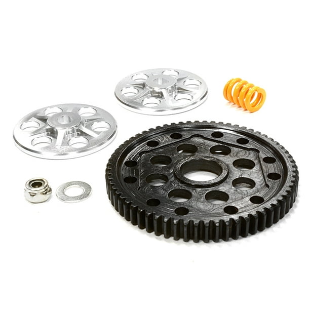 Integy RC Toy Model Hop-ups C26144SILVER Billet Machined Steel Spur ...