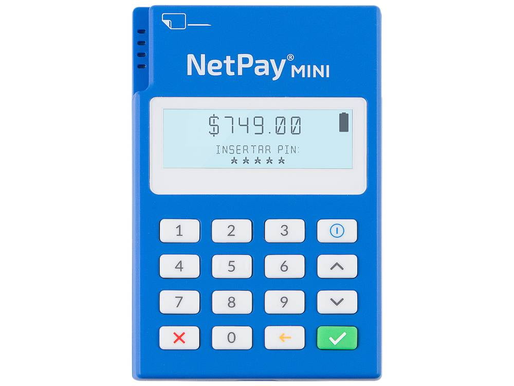 Lector de Tarjetas NetPay Mini. Compatible Android/iOS. Color Azul. NetPay 703158221876 | Bodega ...