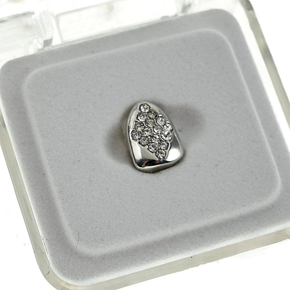 Single Cap Grill Diamond-Shape Silver Tone One Tooth Philippines | Ubuy