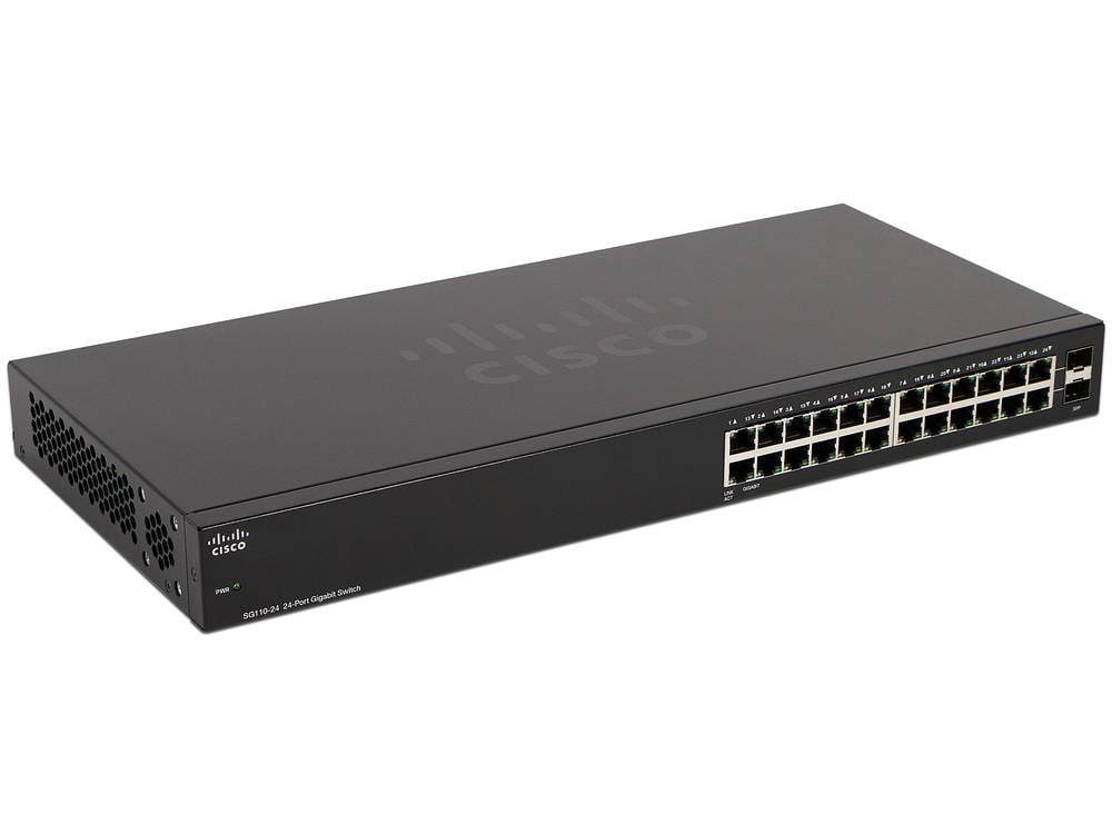 Switch Cisco SG110-24 de 24 puertos RJ-45 Gigabit Ethernet Cisco SG110 ...