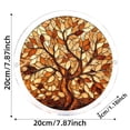 7.8in Garden Acrylic Jigsaw Puzzle Suncatcher, 2-in-1 DIY Stained Glass ...