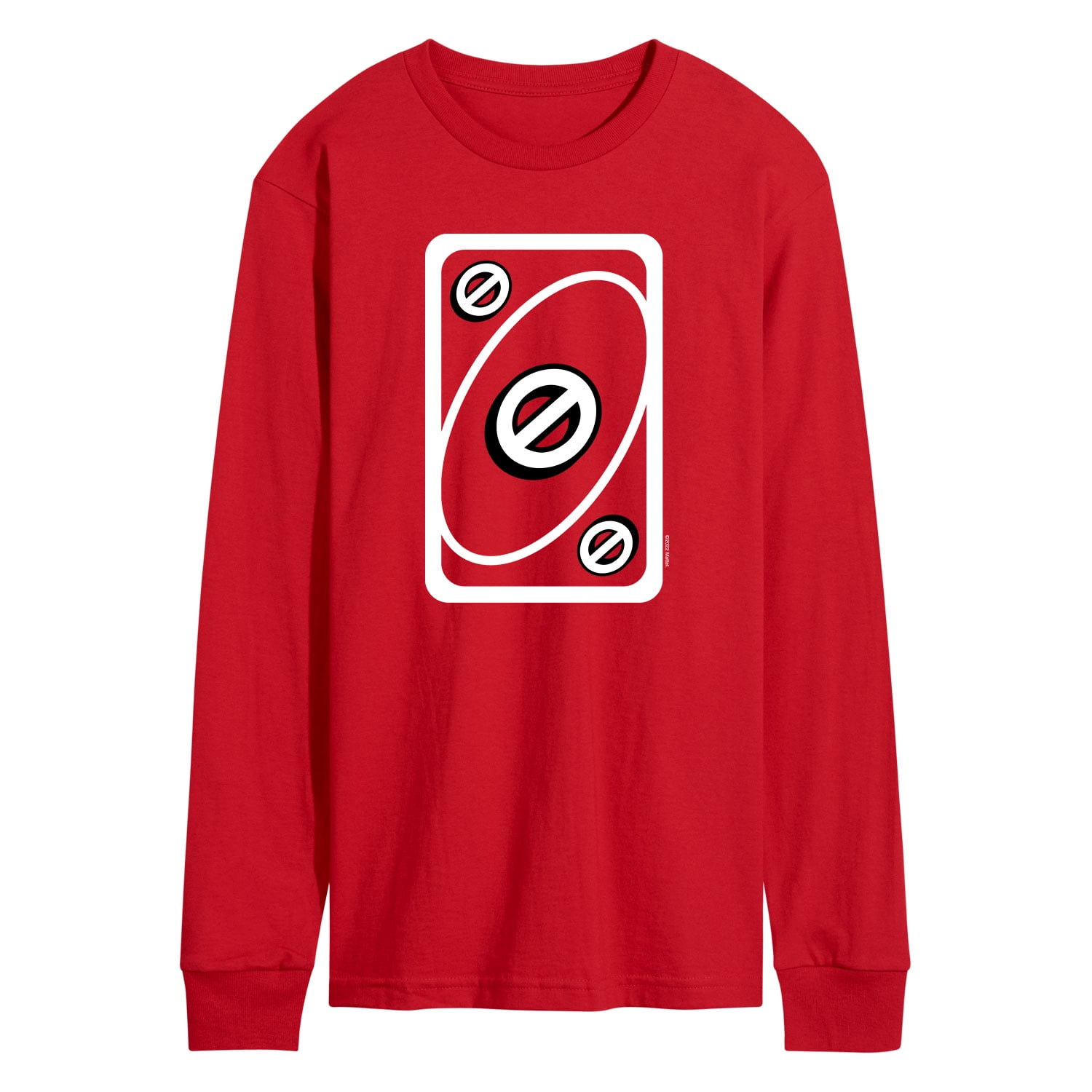 UNO Red Skip Card - Men's Long Sleeve T-Shirt - Walmart.com