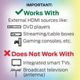 Monster Smart LED Strip Lights for TV, 55-85 Inch, Sound Reactive ...