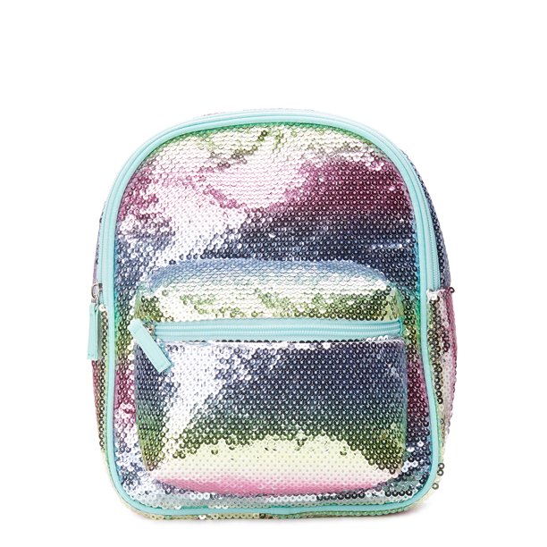 Wonder Nation Children's Rainbow Ombre Sequins Mini Dome Backpack ...