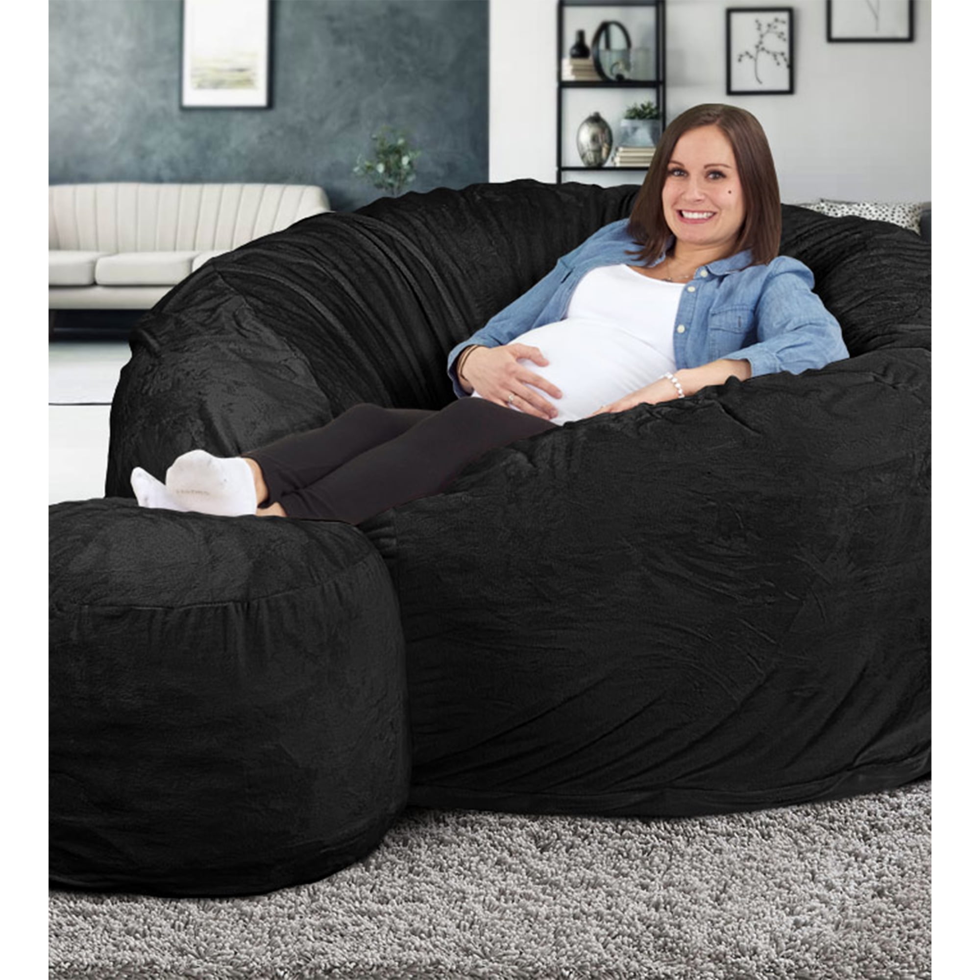 Click here for Ultimate Sack 6000 6 Foot Pre Filled Fur Bean Bag... prices