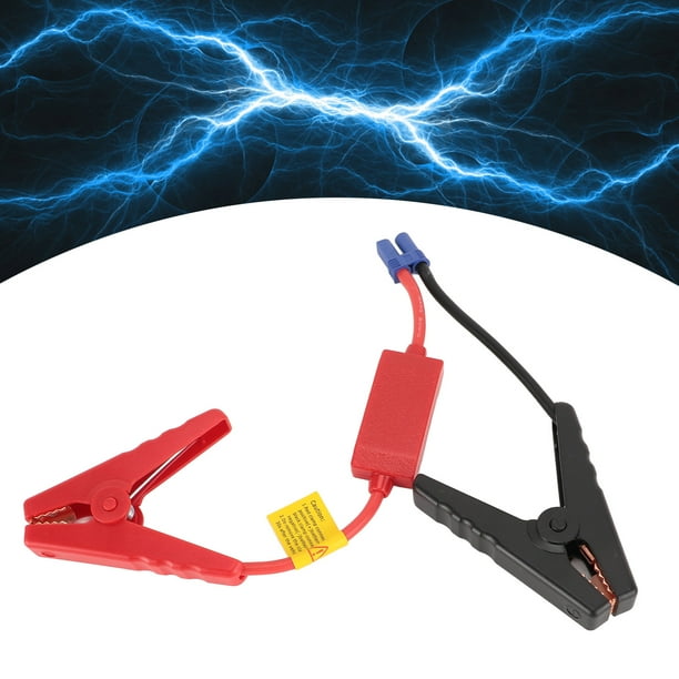 Starter Cable with Battery Clamps, 12V Alligator Clips to EC5 Connector ...