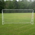 ZenSports 12'x6' Portable Soccer Goal, Steel Frame, Durable Net ...