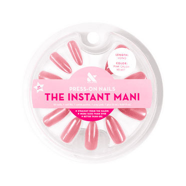 Olive & June Instant Mani Round Extra Short Press-On Nails, White ...