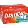 Tide Bounce Outdoor Fresh Fabric Softener Dryer Sheets 240 Count Helps ...