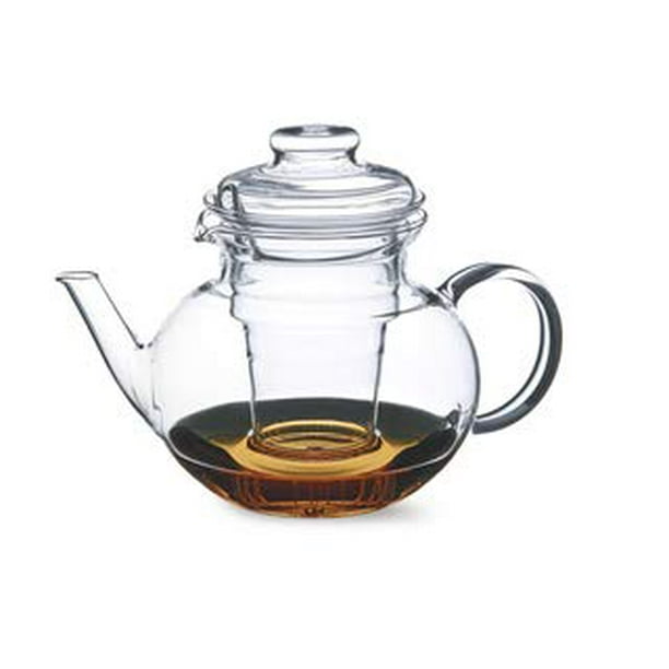 Simax Glassware 1 Quart Teapot with Glass Infuser | Microwave and ...