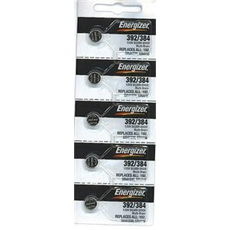 Energizer 392 / 384 (192, SR41SW, SR41W) Silver Oxide Watch Battery. On ...