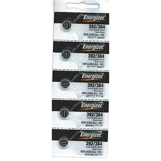 Energizer 392 / 384 (192, SR41SW, SR41W) Silver Oxide Watch Battery. On ...