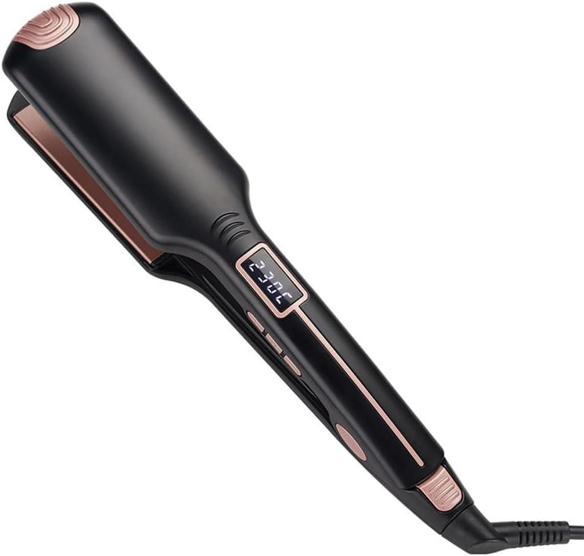 Infrared Hair Straightener Ceramic Tourmaline Flat Iron Hair Curler ...