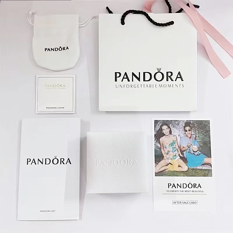 Pandora Original Caja De Embalaje Pulsera Collar Anillo Charm Bolso de ...