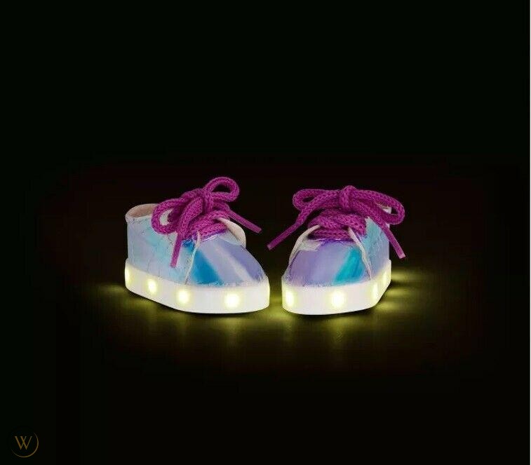 GLITTER GIRLS BY BATTAT -- COSMIC GLOW LIGHT-UP SHOES FOR 14-INCH DOLLS ...