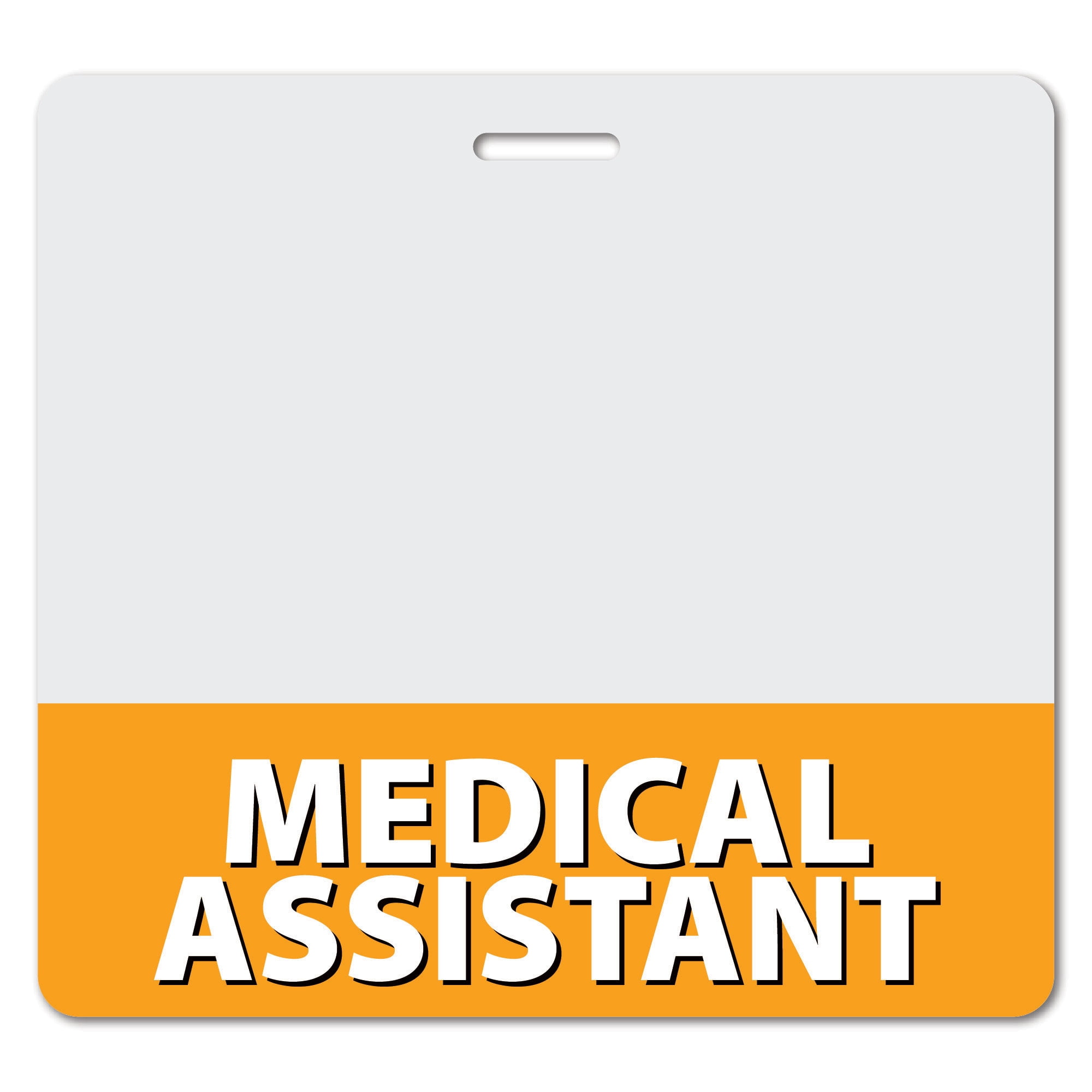 MEDICAL ASSISTANT Heavy Duty Horizontal Orange (50 pack) - Spill & Tear ...