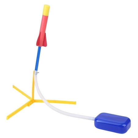 Cergrey Foam Tipped Rocket Launcher Jump Foot Trigger with 2 Darts ...