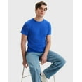 Hanes Essentials Mens Cotton T Shirt 4 Pack Deep Royal S