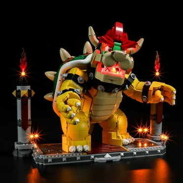 LEGO Super Mario The Mighty Bowser 71411, 3D Model Building Kit ...