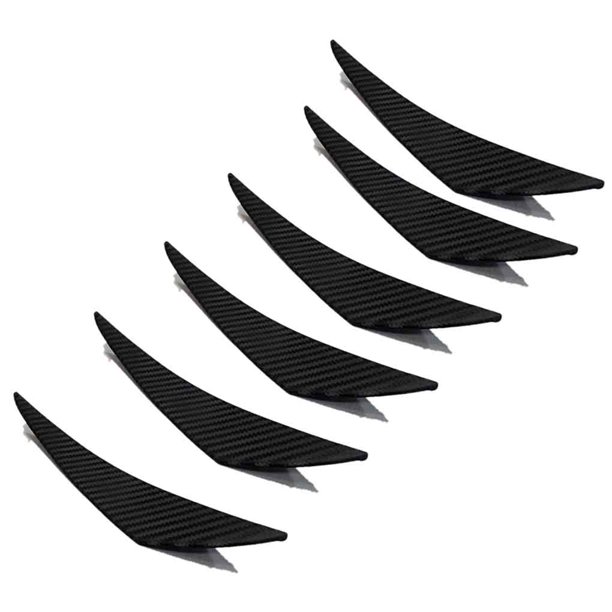 wolftale 6 Pieces PU Car Front Bumper Lip Modified Upgrading Decorative ...