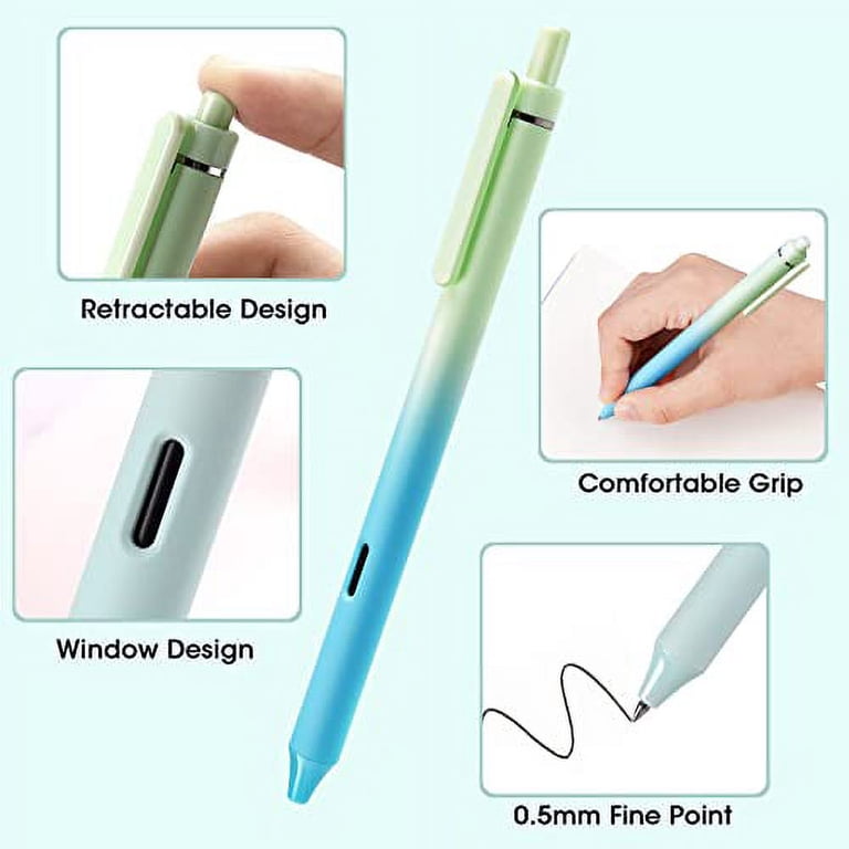 0 5 Mm Gel Pen Writech Intrekbare Gelpennen Sneldrogende Inkt Pennen ...
