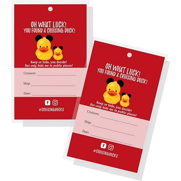 Cruising Ducks Tag with Hole 30 Pack Carnival Rubber Cruising Duck Tag ...