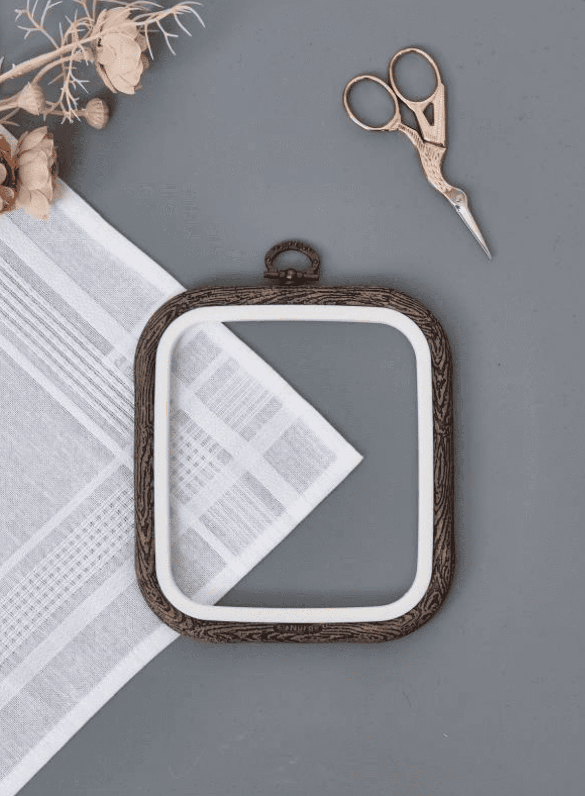 Square Flexi Hoop Nurge 230-11 Woodgrain - Walmart.com