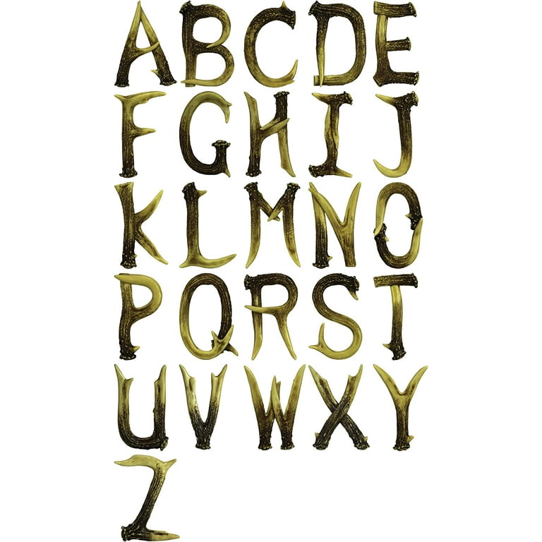 Antler Letter Art