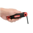 Hyper Tough Folding Hex Key Set with SAE Metric Star 3-Pack, Heavy-Duty ...