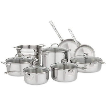 Cooks Standard Classic Stainless Steel Cookware Set 10-Pieces, 18/10 ...
