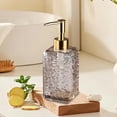 Clear Glass Soap Dispenser 320ml Refillable Pump Bottle Hand Soap ...