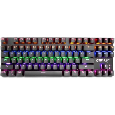 Sceptre SK-604 104 Key USB Wired Illuminated Mechanical Gaming Keyboard ...